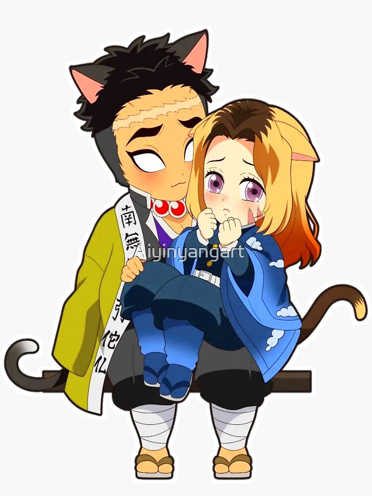 "Cute gyomei himejima" Sticker for Sale by Aiyinyangart | Redbubble