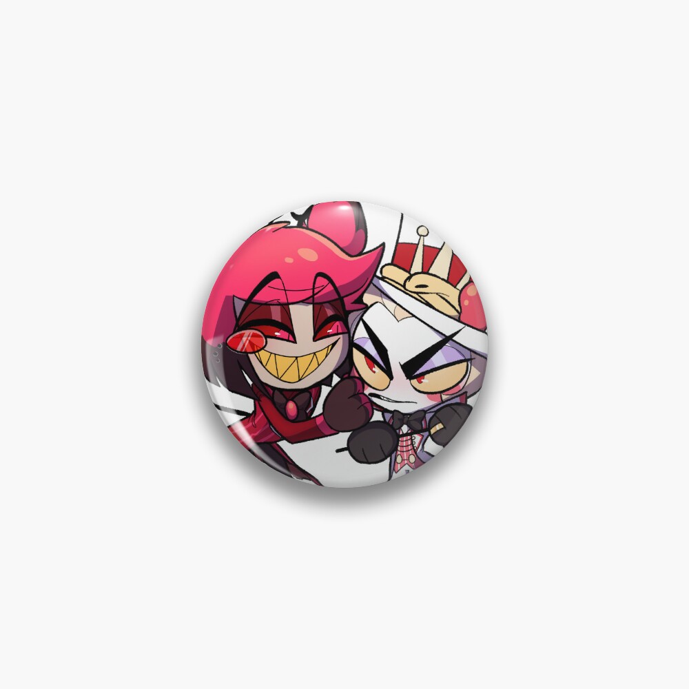 "Chibi Alastor and Chibi Lucifer" Sticker for Sale by Anic917 | Redbubble