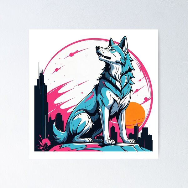 Poster: Graffiti Mond | Redbubble