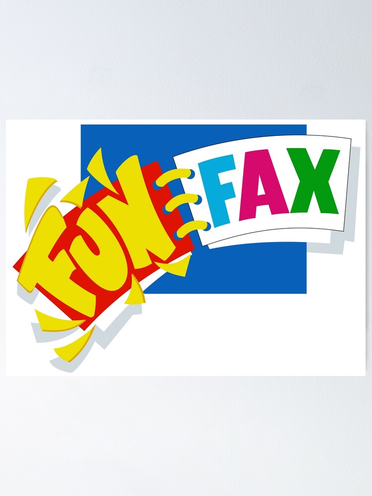 "Fun Fax The Organiser System logo" Poster for Sale by damomonkey ...