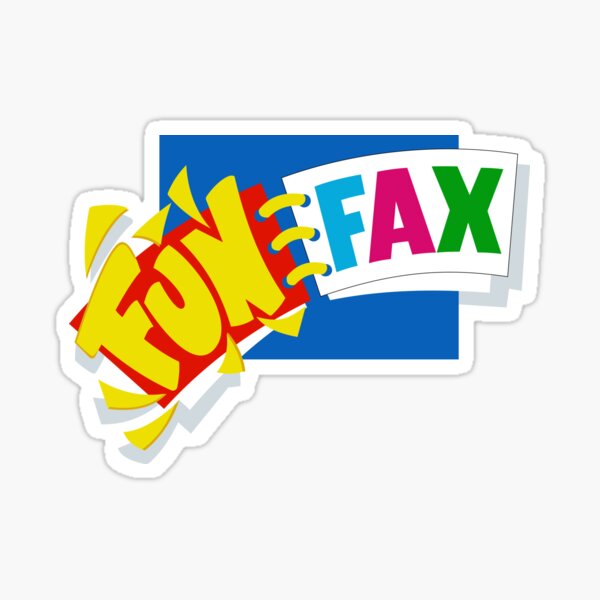 "Fun Fax The Organiser System logo" Sticker for Sale by Damien Pepper ...