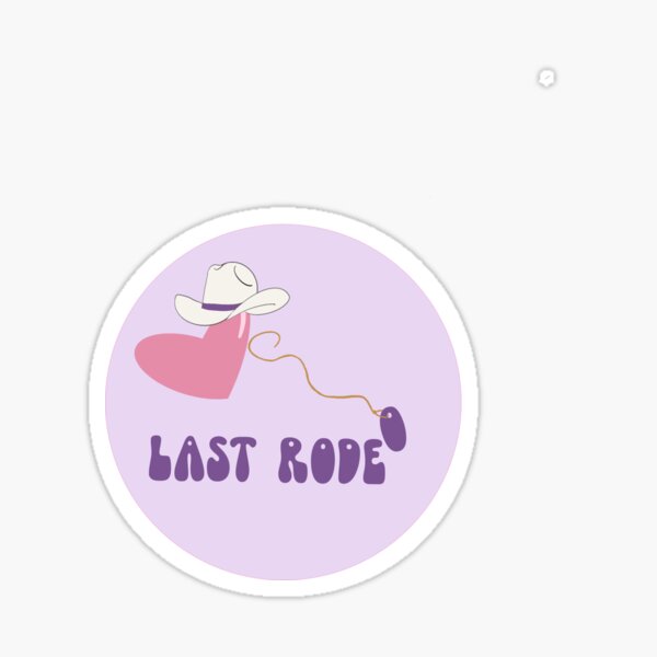 "Purple Last Rodeo Bachelorette Sticker" Sticker for Sale by ...