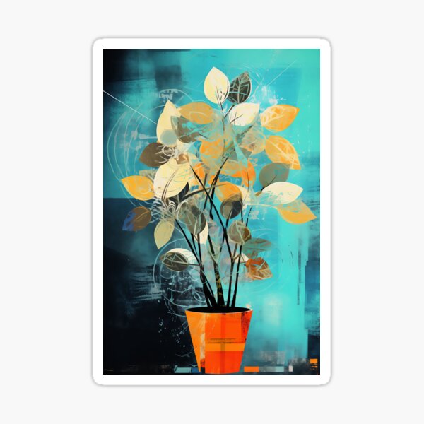 "Fused Money Tree" Sticker for Sale by lupesparx | Redbubble