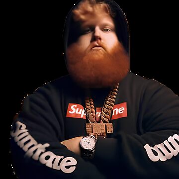 "Caseoh Face, Black woody , caseoh Hair , caseoh's kitty" Sticker for ...