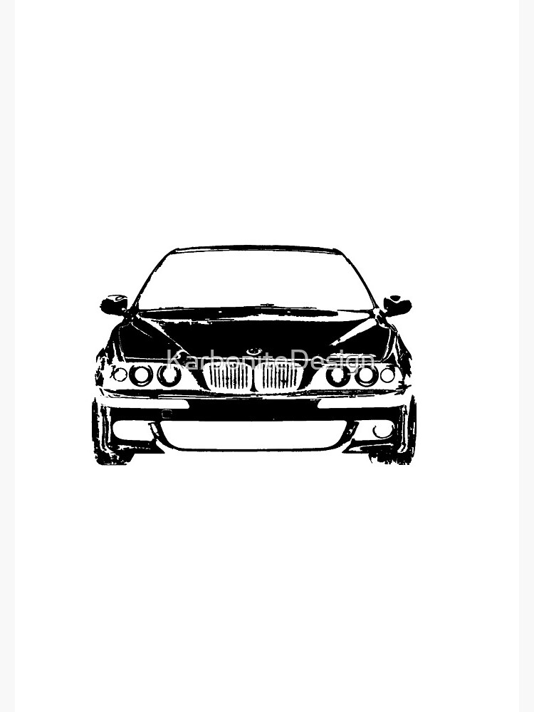 "M5 E39 - Automotive Fan Art" Spiral Notebook for Sale by ...