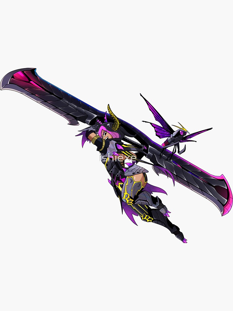 "[Monster Hunter] Gore Magala Insect Glaive" Sticker for Sale by ...