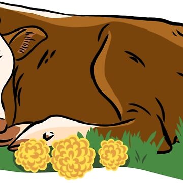 "Hereford Baby Bull Sigma Alpha Agriculture" Sticker for Sale by ...