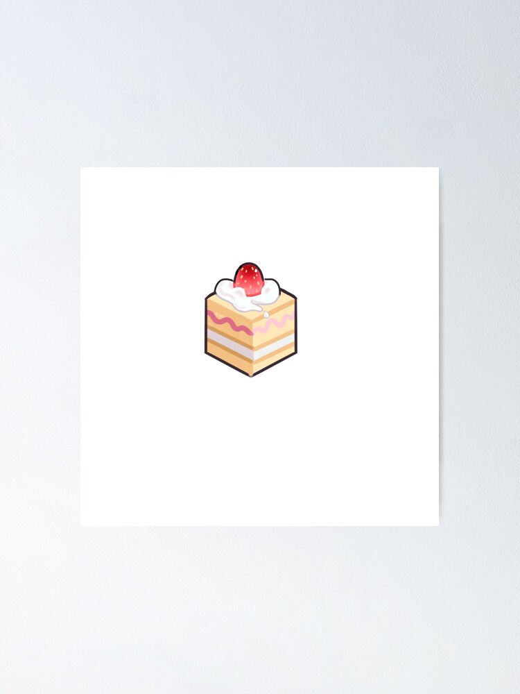 "strawberry cake - cutecore" Poster for Sale by MeiMeiflt | Redbubble