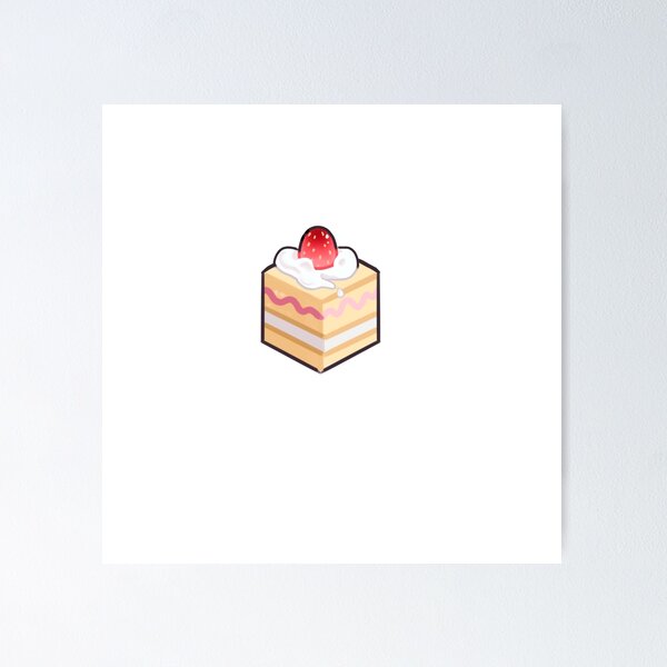 "strawberry cake - cutecore" Poster for Sale by MeiMeiflt | Redbubble