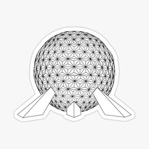 "Epcot Ball" Sticker for Sale by artbykls | Redbubble