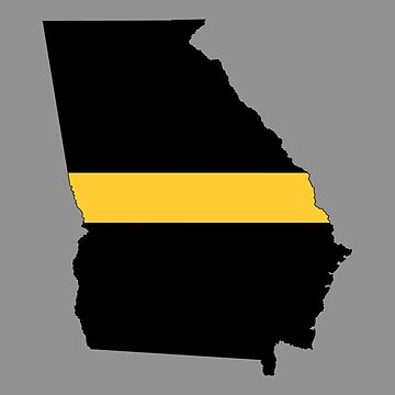 "Georgia state outline 911 Dispatcher Emergency Telecommunications Thin ...