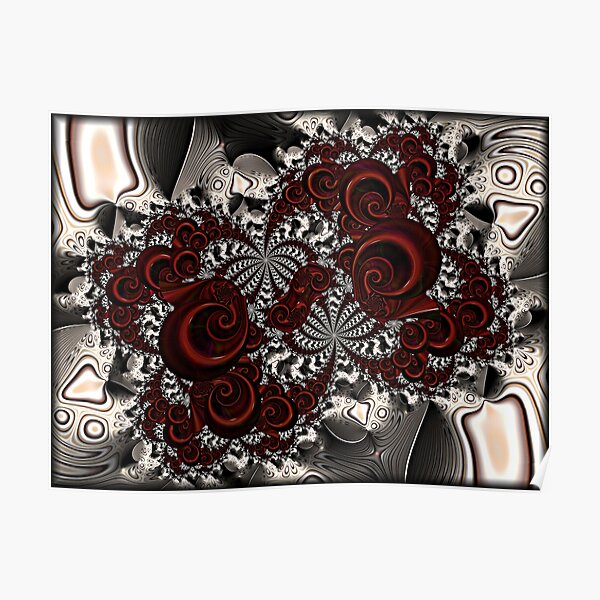 "Blood Shells..." Poster for Sale by Magifractals | Redbubble