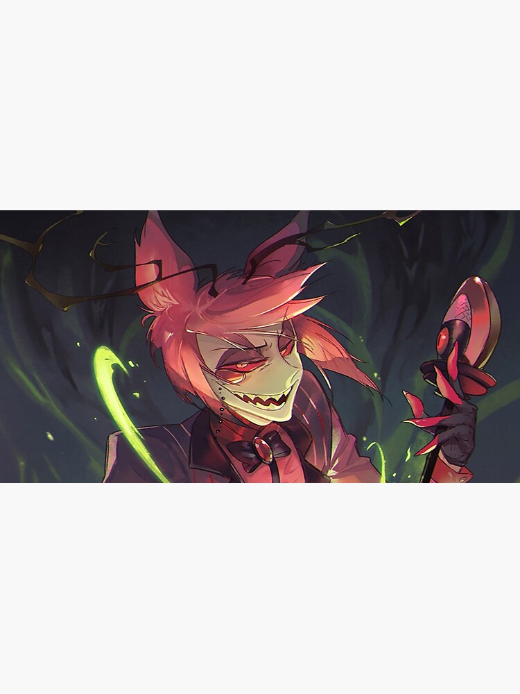 Alastor Hazbin Hotel Desk Mat, Hazbin Hotel Decor | by Printblur