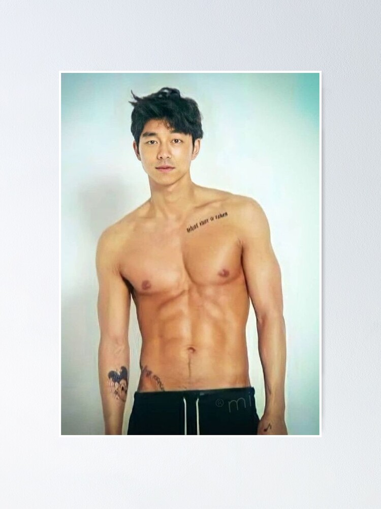 " Gong Yoo shirtless" Poster for Sale by appa-sr | Redbubble