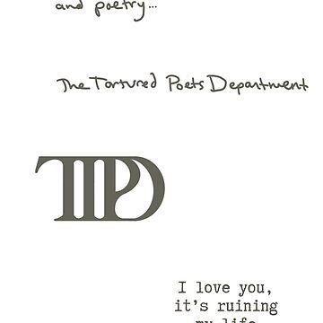 "TTPD set" Sticker for Sale by cmbonde31 | Redbubble