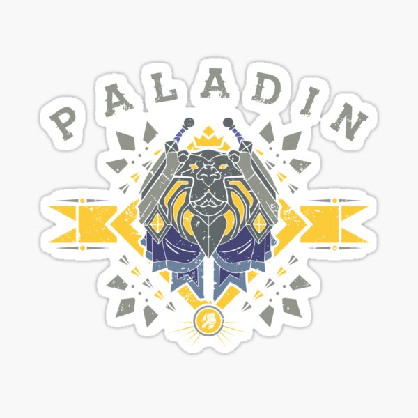 "PALADIN - TRIBAL CREST" Sticker for Sale by EXION CREW | Redbubble