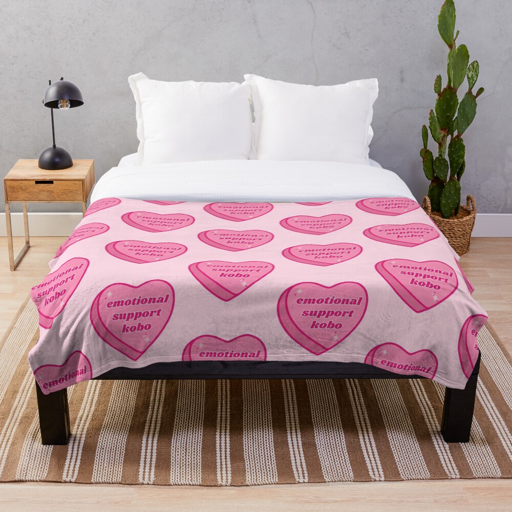 "Emotional Support Kobo - Pink" Sticker for Sale by BecomingBookish ...