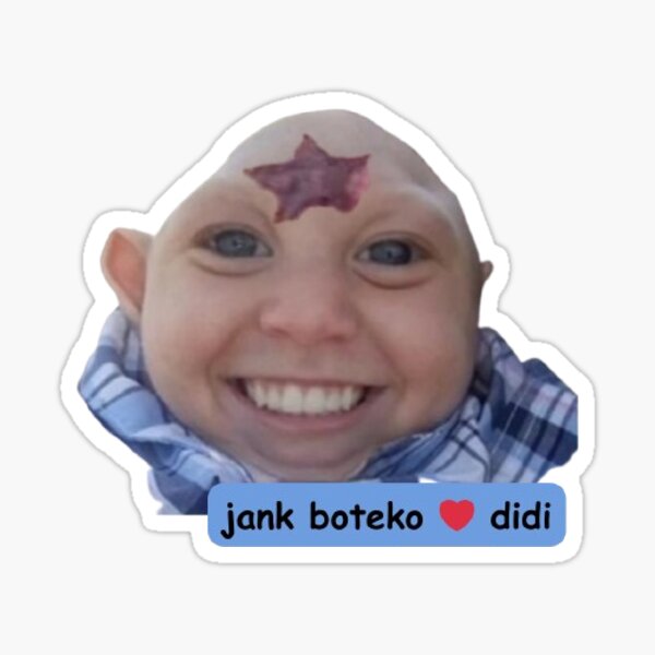 "Smiling Jank Boteko" Sticker for Sale by Ella P | Redbubble