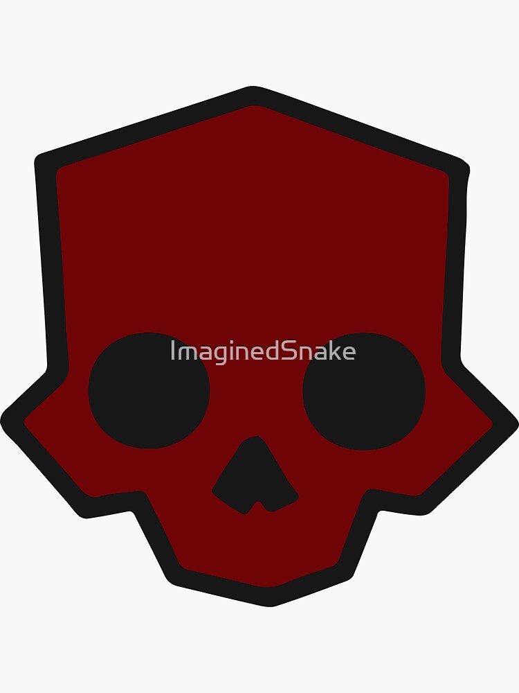 "Helldivers 2 Logo (Dark Red)" Sticker for Sale by ImaginedSnake ...