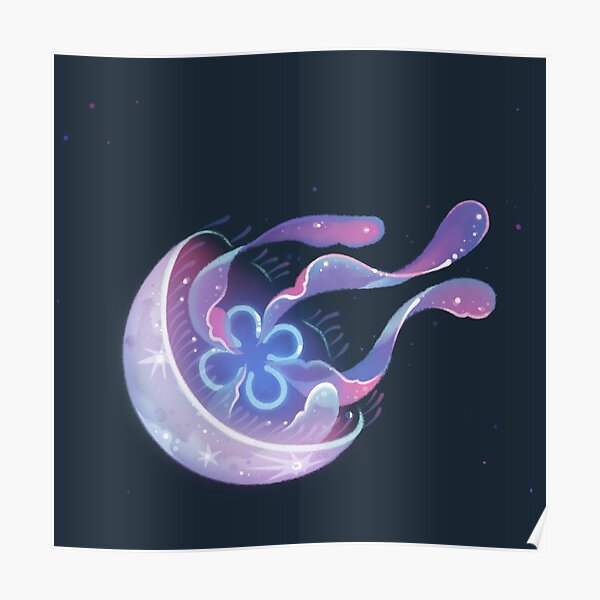 "Moon jelly" Poster by pikaole | Redbubble
