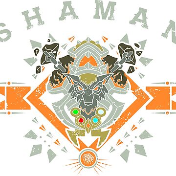 "SHAMAN - TRIBAL CREST" Sticker for Sale by EXION CREW | Redbubble