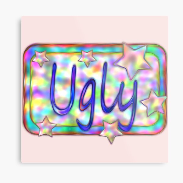 Ugly Word Wall Art | Redbubble