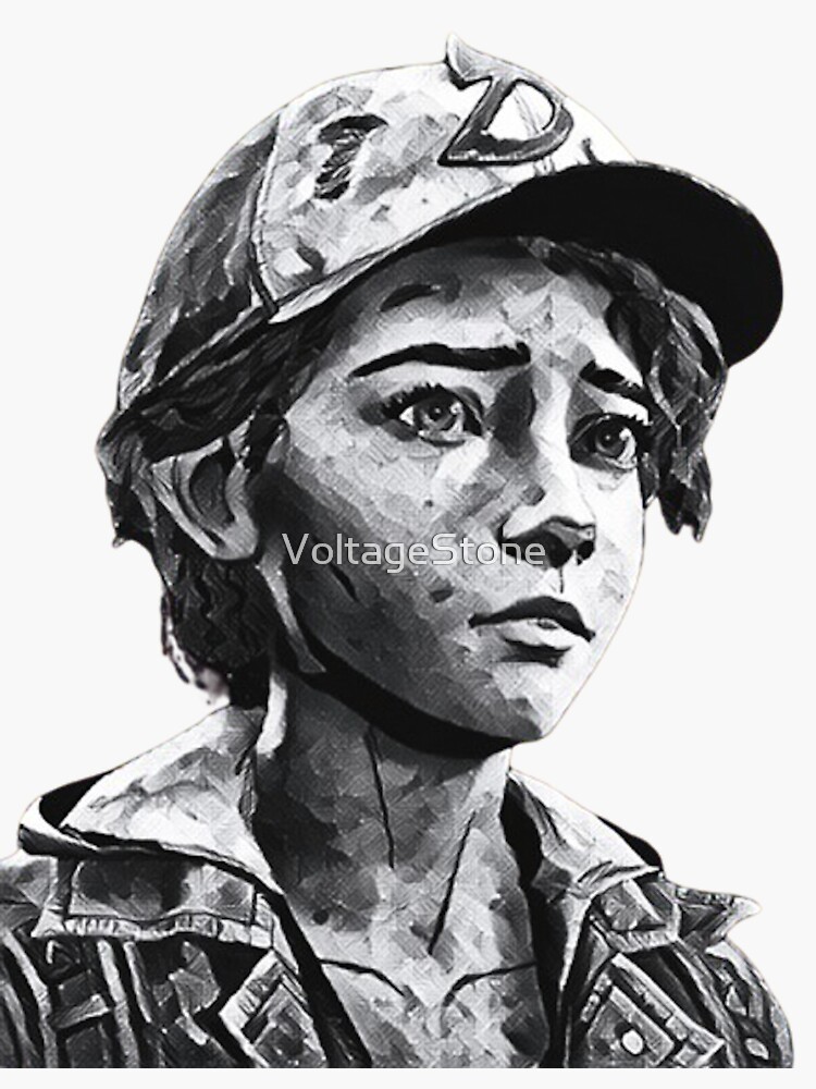 "CLEMENTINE TWDG 4 | (Variant 2)" Sticker for Sale by VoltageStone ...