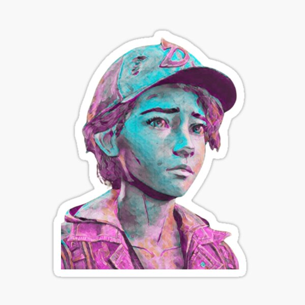 "CLEMENTINE TWDG 4 | (Variant 4)" Sticker for Sale by VoltageStone ...
