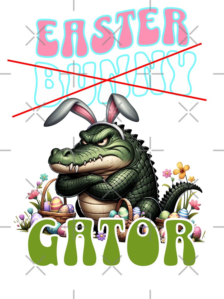 "The Easter ALLIGATOR" Kids T-Shirt for Sale by EstelleStar | Redbubble