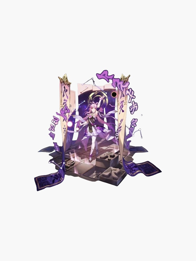 "Fu Xuan Banner Art - Honkai Star Rail" Sticker for Sale by ...