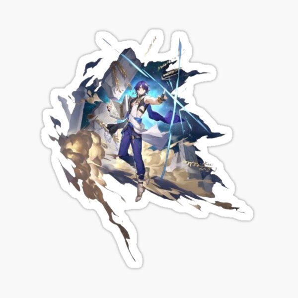 "Dr Ratio Banner Art - Honkai Star Rail" Sticker for Sale by ...