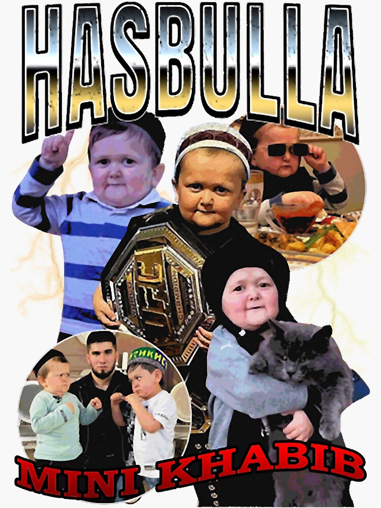 "Hasbulla Kids Funny" Sticker for Sale by victoriaben | Redbubble