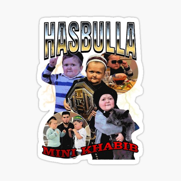 "Hasbulla Kids Funny" Sticker for Sale by victoriaben | Redbubble