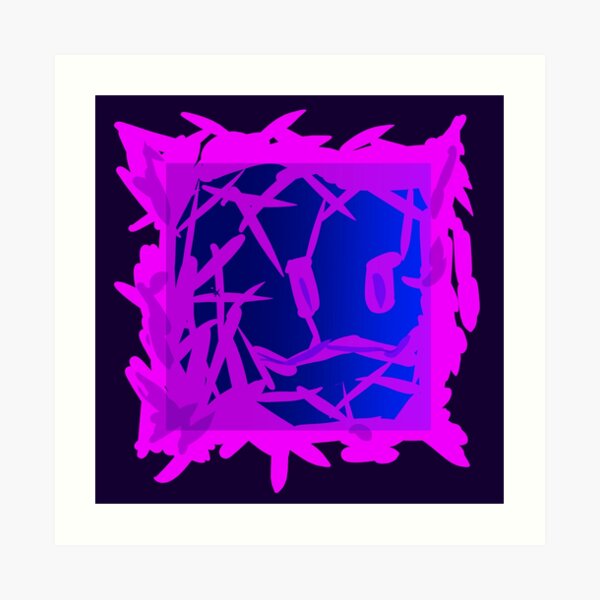 "Square splatter" Art Print for Sale by LazyDreams | Redbubble