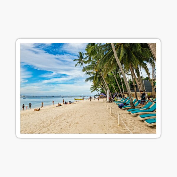 "Alona Beach, Panglao Island, Bohol, Philippines" Sticker for Sale by ...