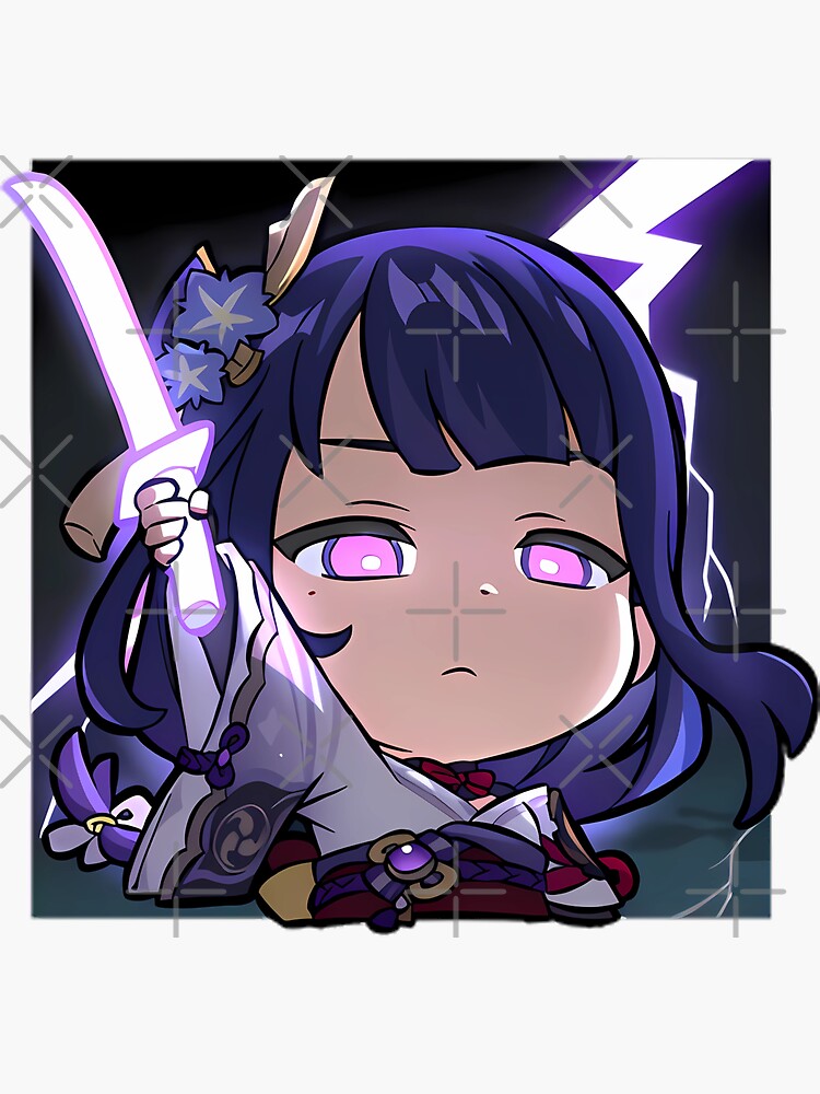 "Raiden Shogun | Genshin Impact" Sticker for Sale by Verthalies | Redbubble