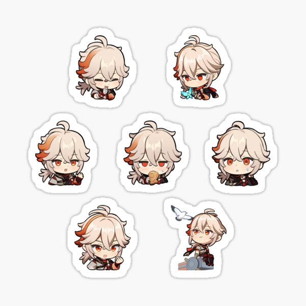 "Kaedehara Kazuha Pack | Genshin Impact" Sticker for Sale by Verthalies ...