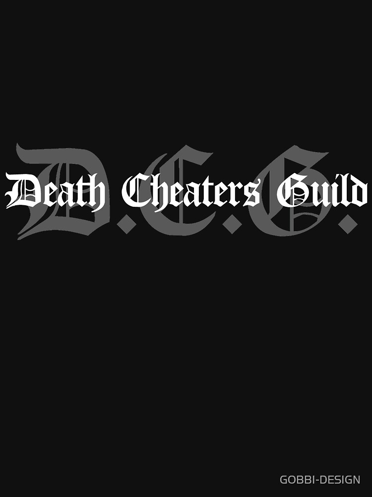 "Death Cheaters Guild | D.C.G." T-shirt for Sale by GOBBI-DESIGN ...