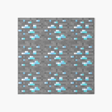 Minecraft Diamante Minerale Pixel Art