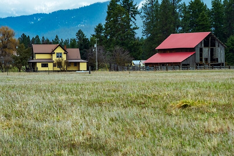 "A Sanders County (Montana) Ranch" by Bryan Spellman | Redbubble