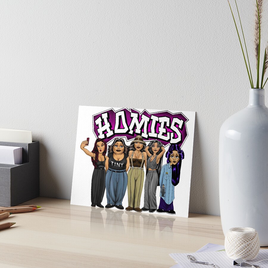 "Lil Homies 90s Chicana" Poster for Sale by EnviousObjects2 | Redbubble