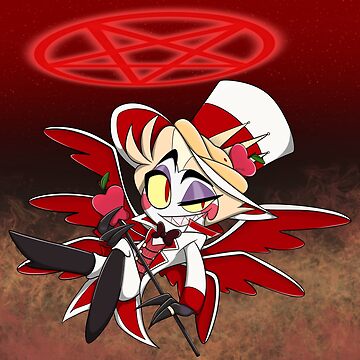 "Hazbin Hotel Lucifer Chibi" Sticker for Sale by -KuraiTenshi- | Redbubble