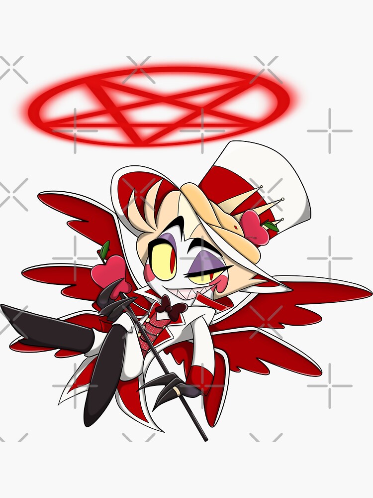 "Hazbin Hotel Lucifer Chibi" Sticker for Sale by -KuraiTenshi- | Redbubble