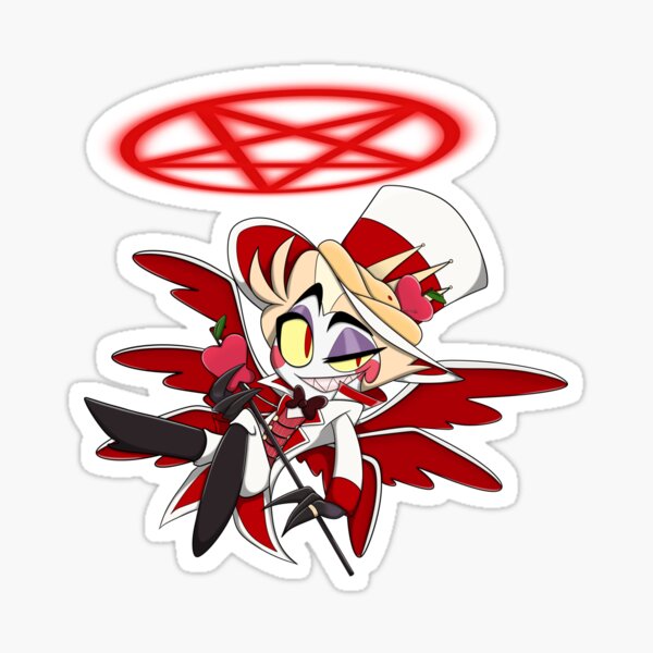 "Hazbin Hotel Lucifer Chibi" Sticker for Sale by -KuraiTenshi- | Redbubble