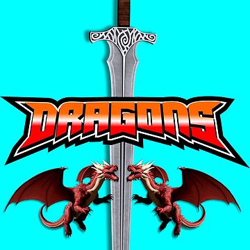 "DRAGONS KILLER - #00FFFF" Sticker by Marlon Oseguera | Redbubble