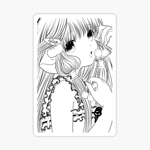 "CHII" Sticker for Sale by majotoyokai | Redbubble