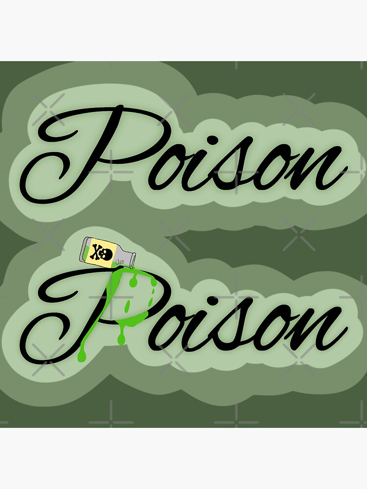 "Renee Rapp, Poison Poison - background " Sticker for Sale by Silver ...