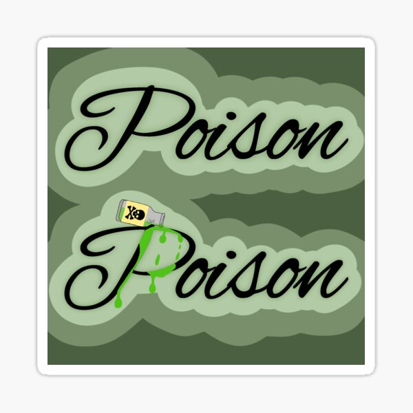 "Renee Rapp, Poison Poison - background " Sticker for Sale by Silver ...
