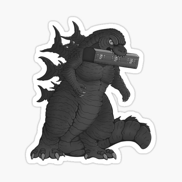 "Godzilla Minus One Minus Color Train Scene" Sticker for Sale by ...