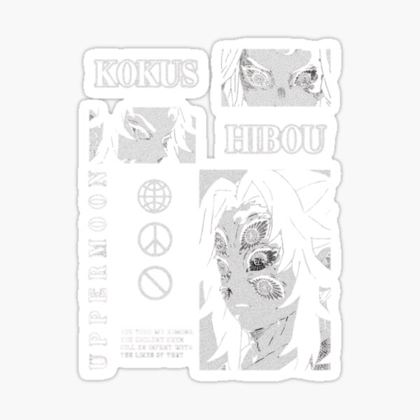 "Kokushibo first upper moon" Sticker for Sale by Studio-AD | Redbubble